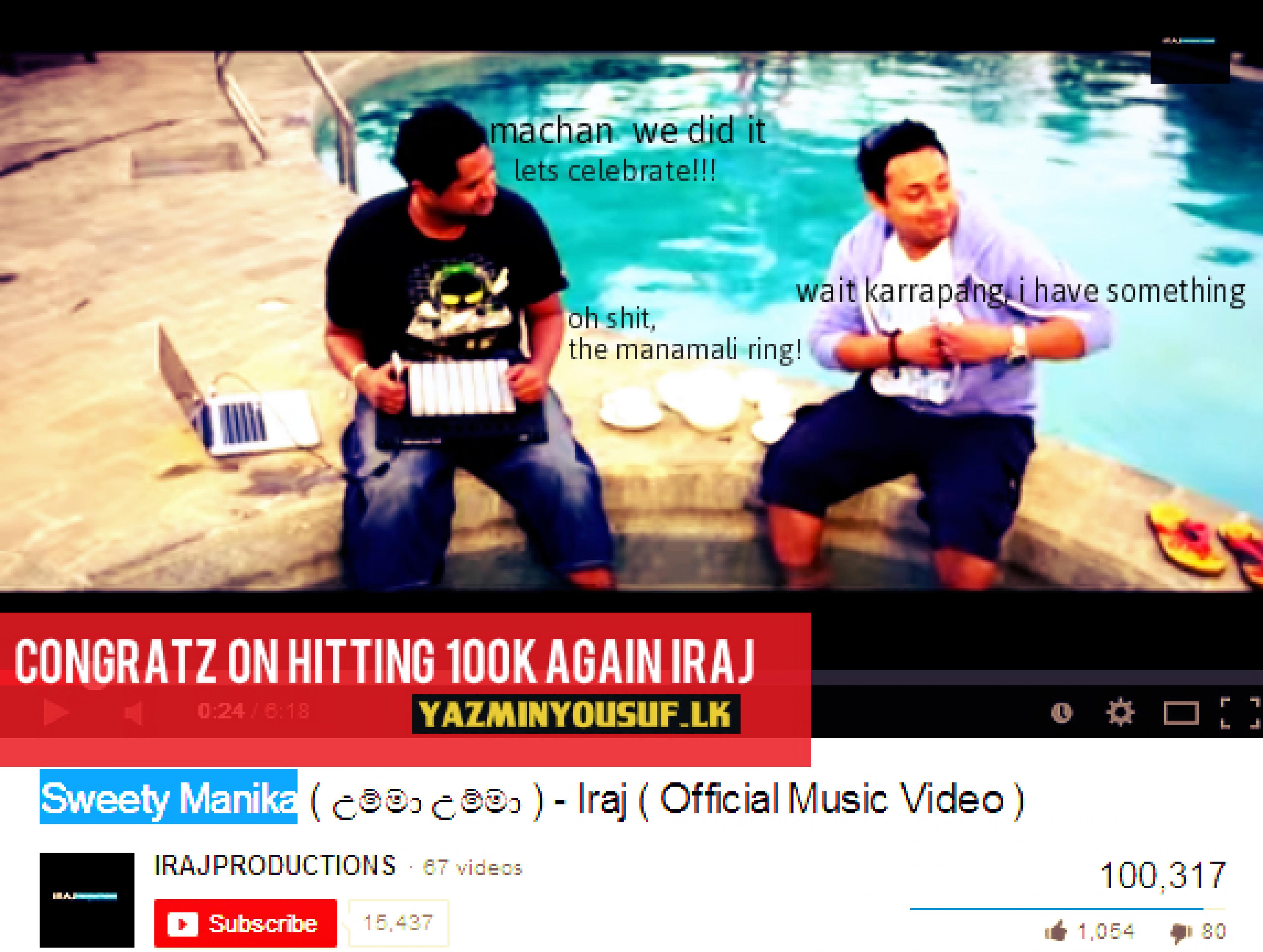 Sweety Manika By Iraj Ft Infaas & Janani Hits 100k Views | Decibel